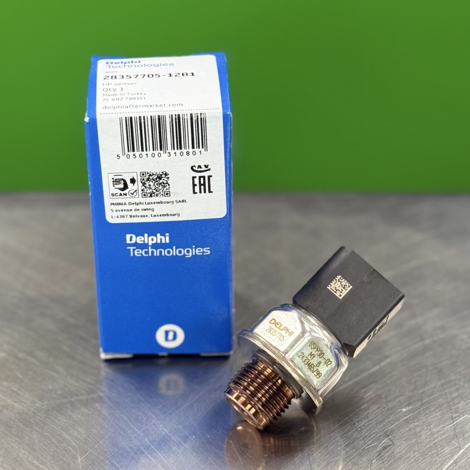 Rail Pressure Sensor Delphi For Bobcat Doosan D18 D24 28357705 7450706 ...